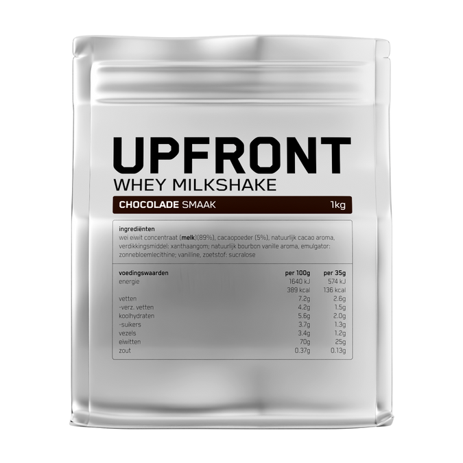 Buy protein powder? Real Milkshake flavors on Upfront.nl